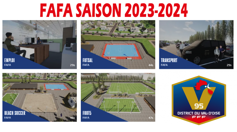 FAFA – ENSEMBLE ON S’ÉQUIPE – DISTRICT DU VAL-D'OISE DE FOOTBALL