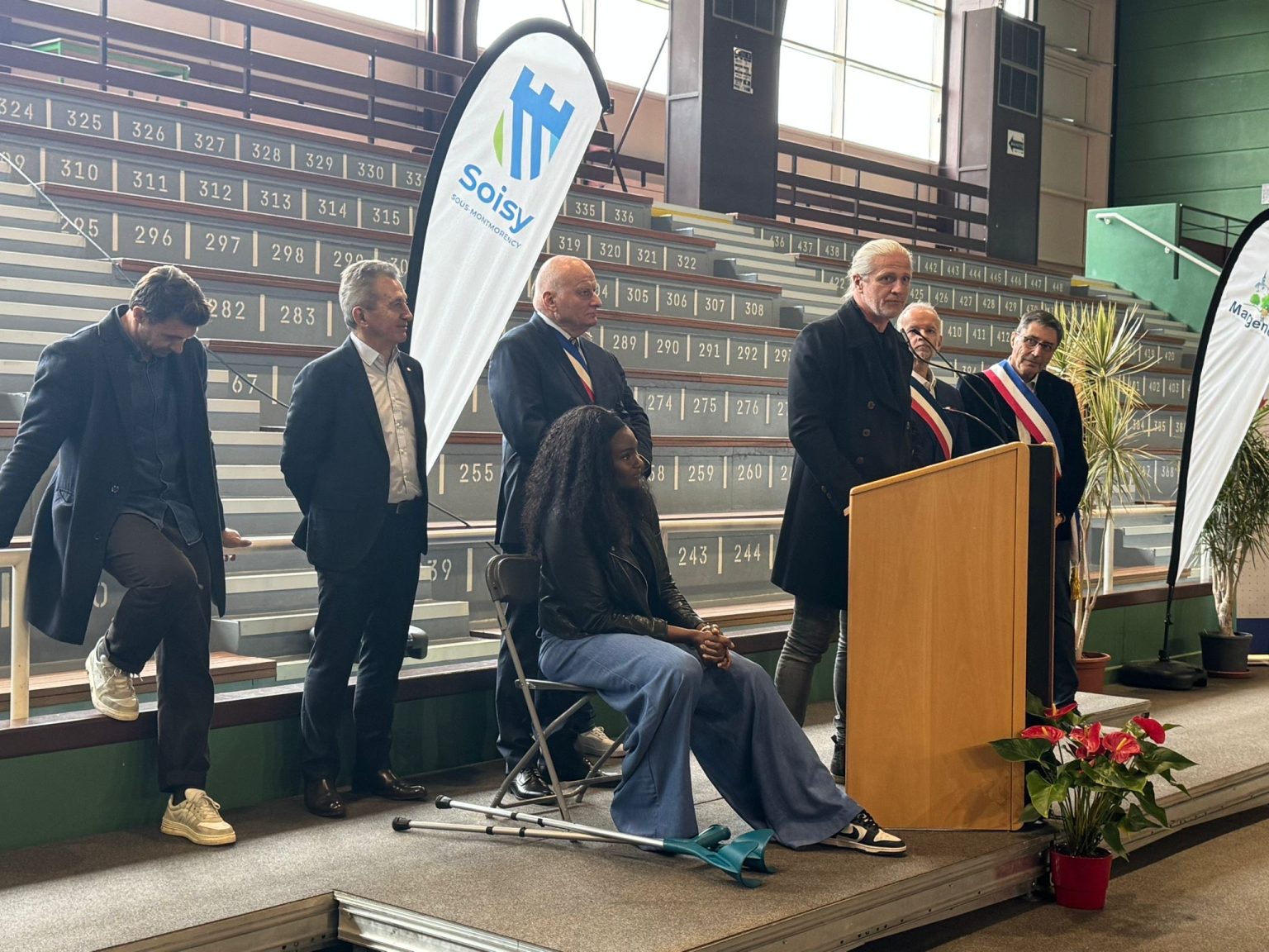Inauguration du nouveau complexe sportif à Soisy-sous-Montmorency ...